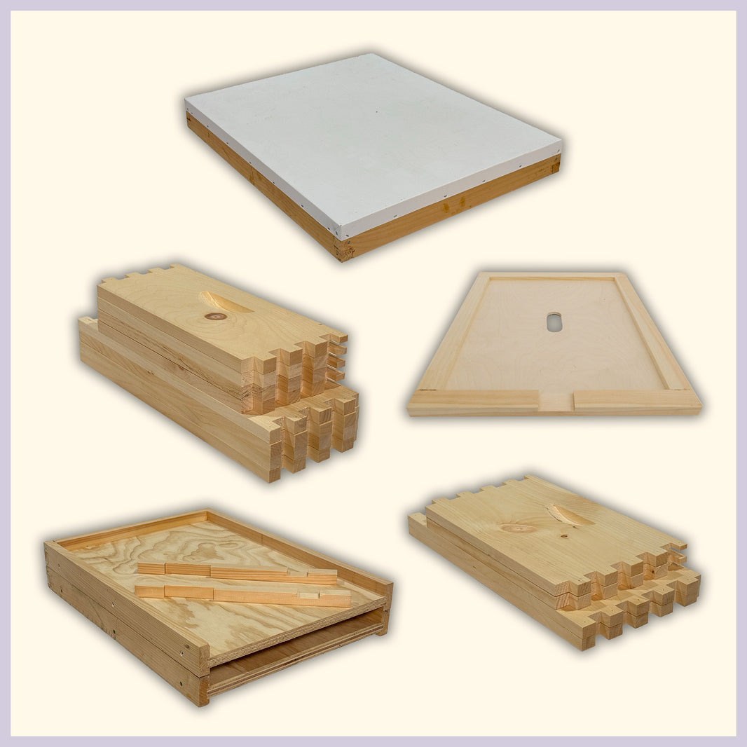 Two Queen Keeper Complete Beehive Kit – The Keeper's Hive